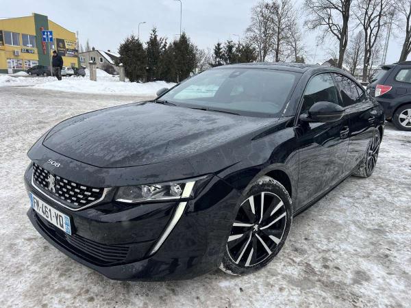 Black Peugeot 508 2020 in Taurage, with an engine capacity of 1.60 L and mileage of 269 thousand km for 11900 €, photo 1 on AUTOMOTO.COM.LV