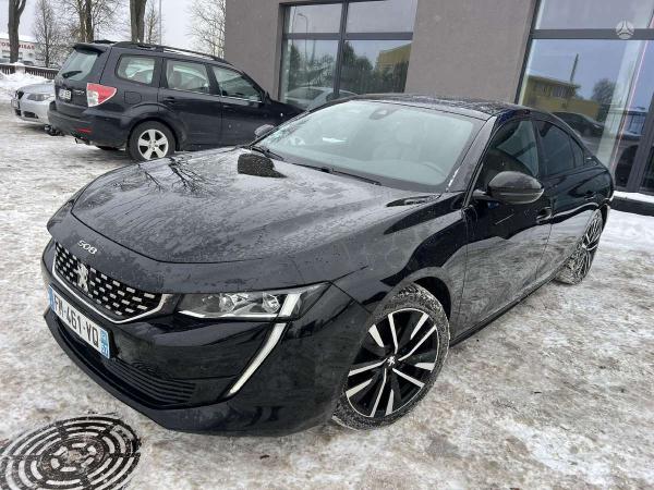 Black Peugeot 508 2020 in Taurage, with an engine capacity of 1.60 L and mileage of 269 thousand km for 11900 €, photo 4 on AUTOMOTO.COM.LV