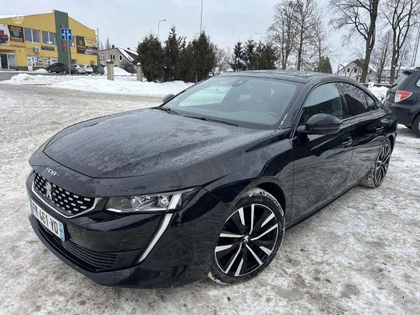 Black Peugeot 508 2020 in Taurage, with an engine capacity of 1.60 L and mileage of 269 thousand km for 11900 €, photo 5 on AUTOMOTO.COM.LV