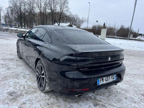 Black Peugeot 508 2020 in Taurage, with an engine capacity of 1.60 L and mileage of 269 thousand km for 11900 €, photo 8 on AUTOMOTO.COM.LV