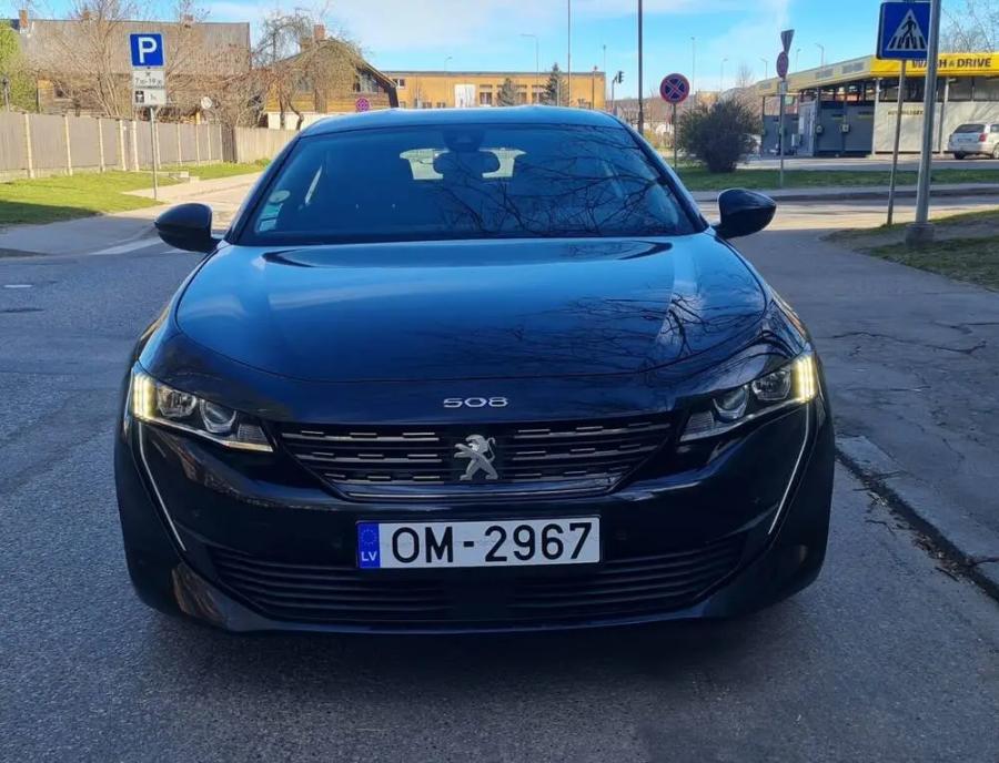 Melns Peugeot 508 2020 Jelgava, ar dzinēja tilpumu 1.50 L un nobraukumu 161 tūkst. km par 9990 €, foto 5 vietnē AUTOMOTO.COM.LV