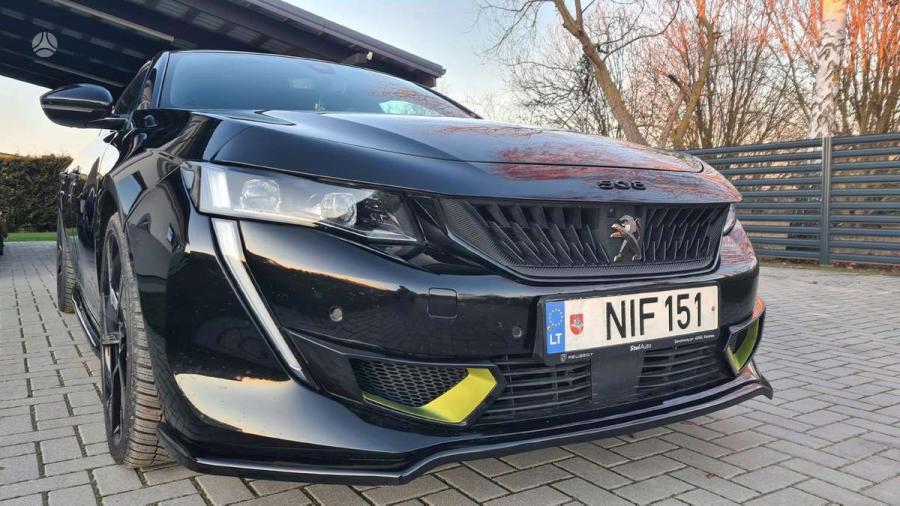 Black Peugeot 508 2021 in Kaunas, with an engine capacity of 1.50 L and mileage of 93 thousand km for 17500 €, photo 3 on AUTOMOTO.COM.LV