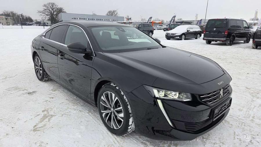 Black Peugeot 508 2021 in Marijampole, with an engine capacity of 1.20 L and mileage of 134 thousand km for 14097 €, photo 2 on AUTOMOTO.COM.LV