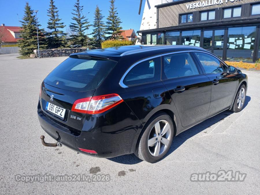 Melns Peugeot 508 2011 Tallina, ar dzinēja tilpumu 1.60 L un nobraukumu 348 tūkst. km par 2999 €, foto 7 vietnē AUTOMOTO.COM.LV