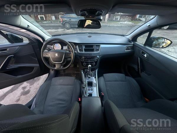 Black Peugeot 508 2011 in Riga, with an engine capacity of 2.00 L and mileage of 316 thousand km for 5500 €, photo 6 on AUTOMOTO.COM.LV