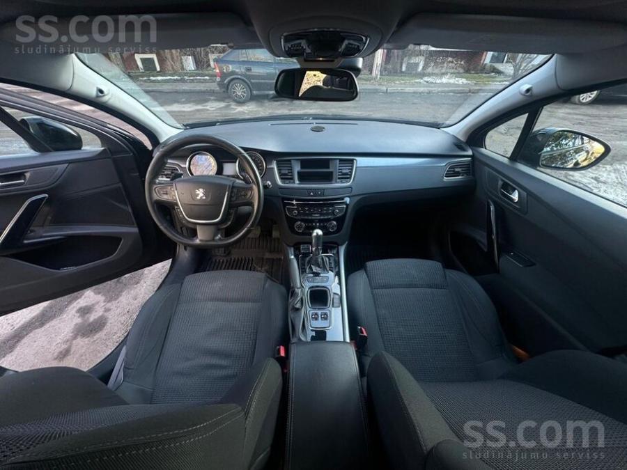 Black Peugeot 508 2011 in Riga, with an engine capacity of 2.00 L and mileage of 316 thousand km for 5500 €, photo 7 on AUTOMOTO.COM.LV