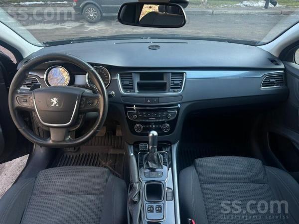 Black Peugeot 508 2011 in Riga, with an engine capacity of 2.00 L and mileage of 316 thousand km for 5500 €, photo 10 on AUTOMOTO.COM.LV