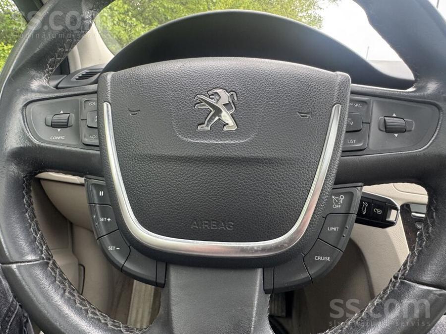 Black Peugeot 508 2011 in Cesis, with an engine capacity of 1.60 L and mileage of 232 thousand km for 3350 €, photo 15 on AUTOMOTO.COM.LV