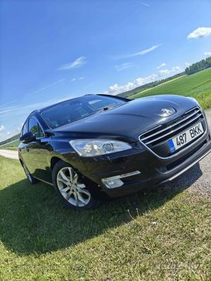 Melns Peugeot 508 2011 Tartu, ar dzinēja tilpumu 2.00 L un nobraukumu 378 tūkst. km par 4200 €, foto  vietnē AUTOMOTO.COM.LV