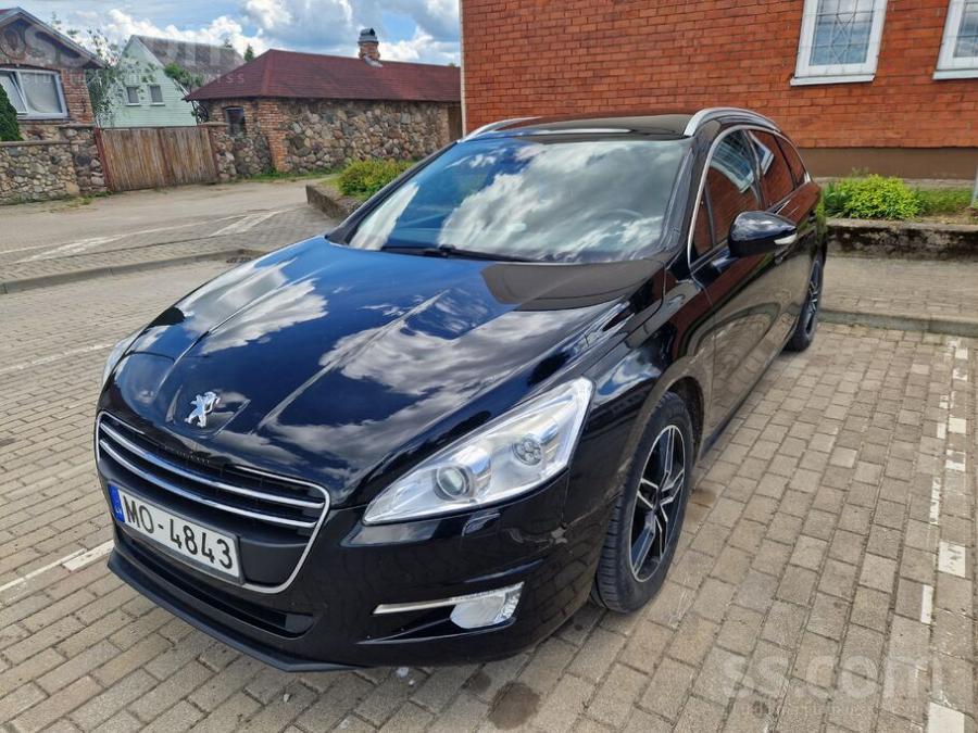 Black Peugeot 508 2011 in Daugavpils, with an engine capacity of 2.00 L and mileage of 338 thousand km for 3100 €, photo 1 on AUTOMOTO.COM.LV