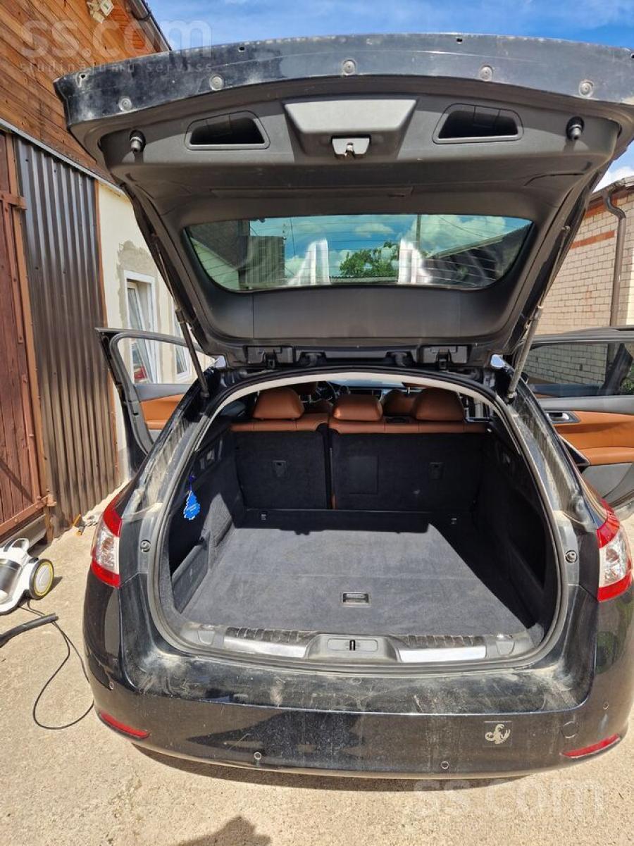 Black Peugeot 508 2011 in Daugavpils, with an engine capacity of 2.00 L and mileage of 338 thousand km for 3100 €, photo 14 on AUTOMOTO.COM.LV