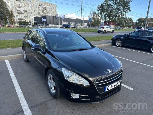 Black Peugeot 508 2011 in Riga, with an engine capacity of 1.60 L and mileage of 205 thousand km for 3995 €, photo 4 on AUTOMOTO.COM.LV