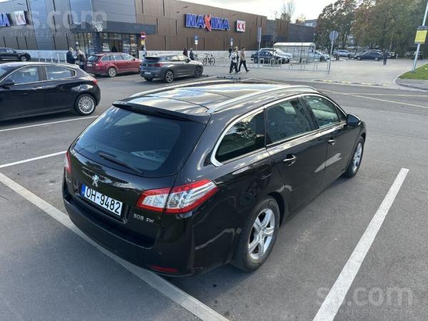 Black Peugeot 508 2011 in Riga, with an engine capacity of 1.60 L and mileage of 205 thousand km for 3995 €, photo 6 on AUTOMOTO.COM.LV