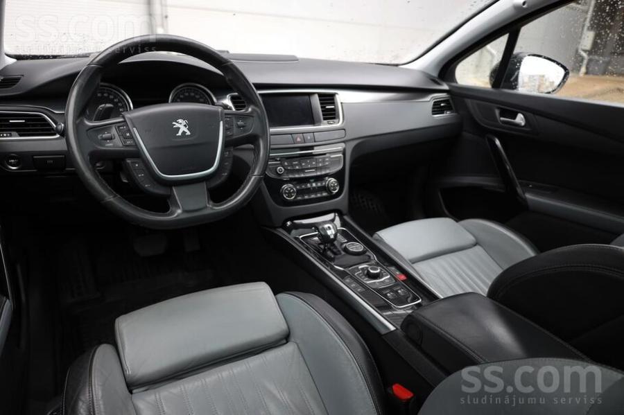 Melns Peugeot 508 2012 Rīga, ar dzinēja tilpumu 2.00 L un nobraukumu 0 tūkst. km par 5995 €, foto 14 vietnē AUTOMOTO.COM.LV