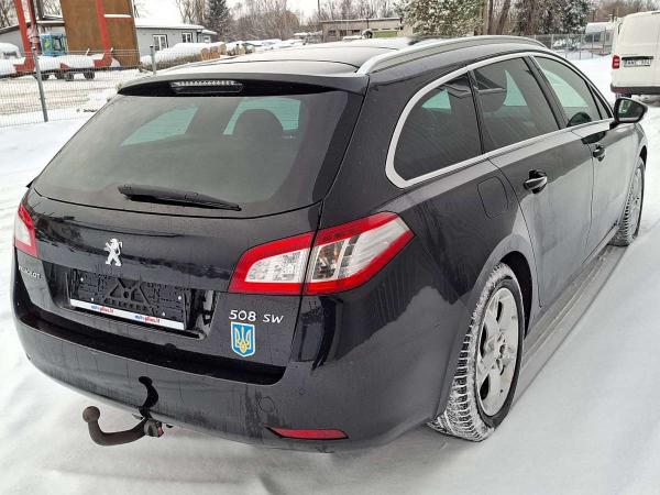 Black Peugeot 508 2012 in Ukmerge, with an engine capacity of 1.60 L and mileage of 231 thousand km for 2650 €, photo 4 on AUTOMOTO.COM.LV