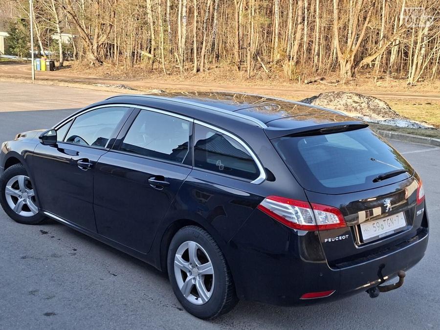 Black Peugeot 508 2012 in Silute, with an engine capacity of 1.60 L and mileage of 255 thousand km for 2750 €, photo 8 on AUTOMOTO.COM.LV