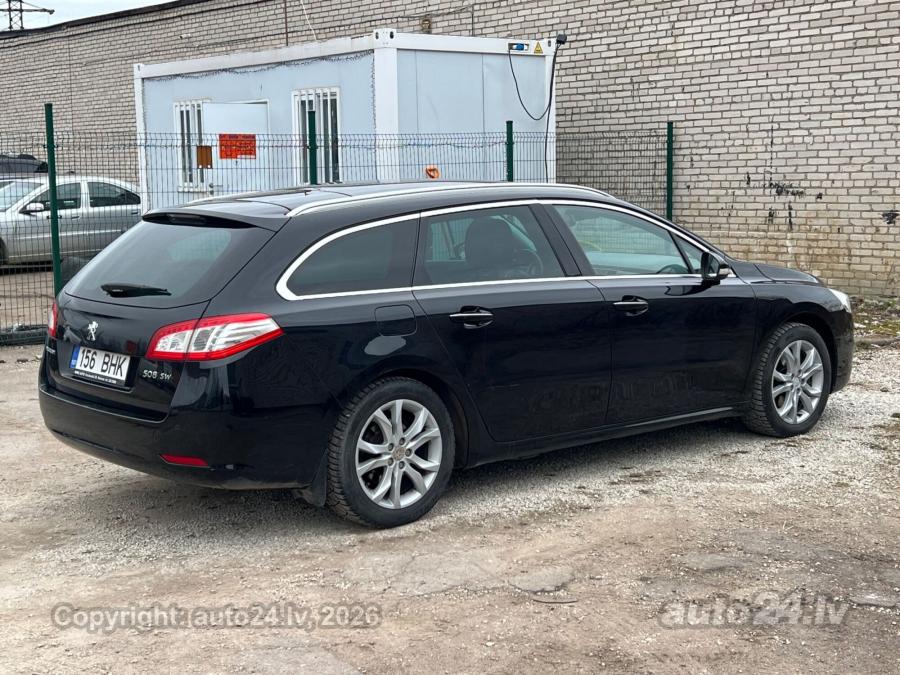 Black Peugeot 508 2012 in Narva, with an engine capacity of 1.60 L and mileage of 229 thousand km for 2499 €, photo 4 on AUTOMOTO.COM.LV