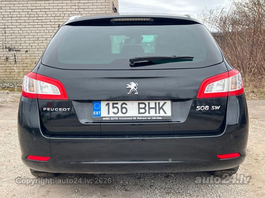 Black Peugeot 508 2012 in Narva, with an engine capacity of 1.60 L and mileage of 229 thousand km for 2499 €, photo 7 on AUTOMOTO.COM.LV