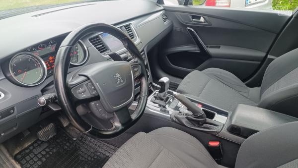 Black Peugeot 508 2012 in Druskininkai, with an engine capacity of 1.60 L and mileage of 296 thousand km for 3100 €, photo 6 on AUTOMOTO.COM.LV