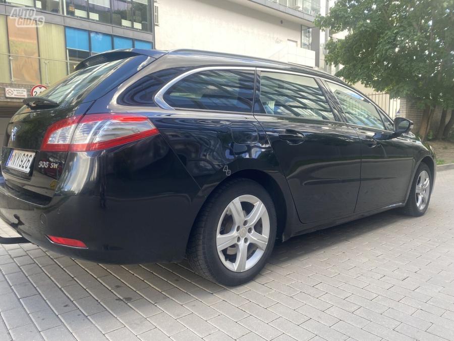 Black Peugeot 508 2012 in Vilnius, with an engine capacity of 1.60 L and mileage of 300 thousand km for 3350 €, photo 13 on AUTOMOTO.COM.LV