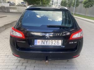 Black Peugeot 508 2012 in Vilnius, with an engine capacity of 1.60 L and mileage of 300 thousand km for 3350 €, photo 14 on AUTOMOTO.COM.LV