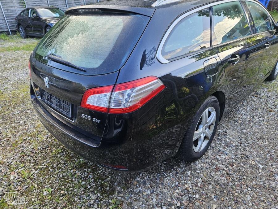 Melns Peugeot 508 2012 Kluonaliai, ar dzinēja tilpumu 1.60 L un nobraukumu 258 tūkst. km par 3999 €, foto 5 vietnē AUTOMOTO.COM.LV