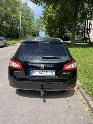 Black Peugeot 508 2012 in Klaipeda, with an engine capacity of 2.00 L and mileage of 214 thousand km for 6000 €, photo 12 on AUTOMOTO.COM.LV