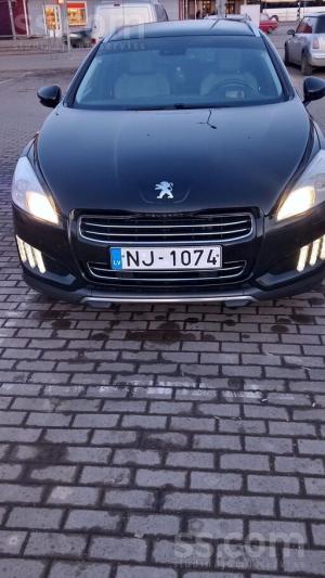 Black Peugeot 508 2012 in Valmiera, with an engine capacity of 2.00 L and mileage of 328 thousand km for 4000 €, photo 6 on AUTOMOTO.COM.LV