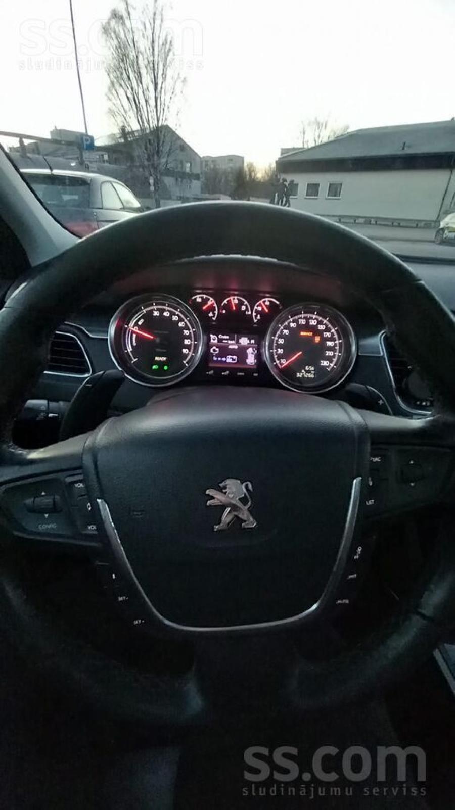 Black Peugeot 508 2012 in Valmiera, with an engine capacity of 2.00 L and mileage of 328 thousand km for 4000 €, photo 21 on AUTOMOTO.COM.LV