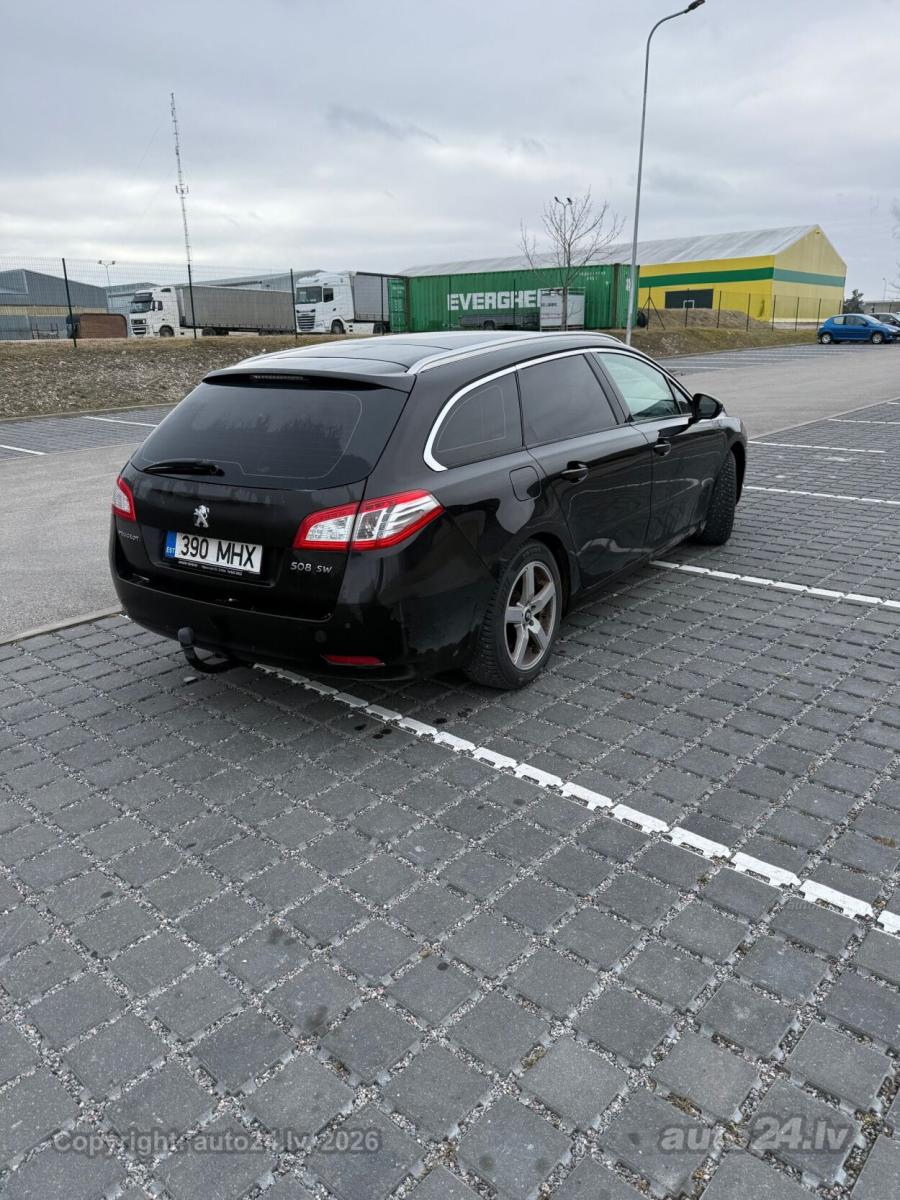 Melns Peugeot 508 2013 Kerdla, ar dzinēja tilpumu 1.60 L un nobraukumu 320 tūkst. km par 3900 €, foto 3 vietnē AUTOMOTO.COM.LV