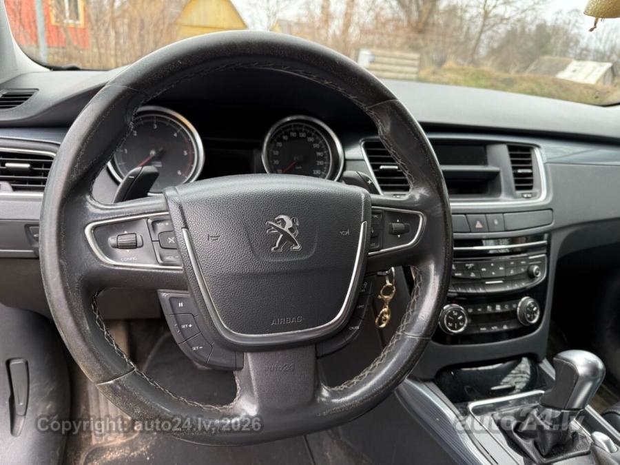 Melns Peugeot 508 2013 Kerdla, ar dzinēja tilpumu 1.60 L un nobraukumu 320 tūkst. km par 3900 €, foto 6 vietnē AUTOMOTO.COM.LV