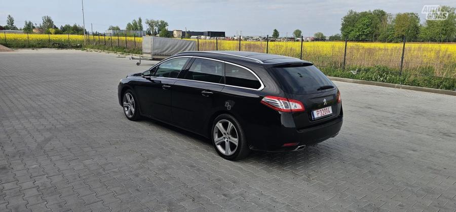 Black Peugeot 508 2013 in Kaunas, with an engine capacity of 2.20 L and mileage of 270 thousand km for 5700 €, photo 10 on AUTOMOTO.COM.LV