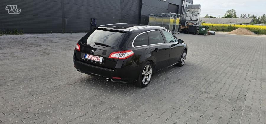 Black Peugeot 508 2013 in Kaunas, with an engine capacity of 2.20 L and mileage of 270 thousand km for 5700 €, photo 12 on AUTOMOTO.COM.LV