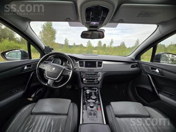 Black Peugeot 508 2013 in Riga, with an engine capacity of 2.00 L and mileage of 300 thousand km for 6900 €, photo 8 on AUTOMOTO.COM.LV