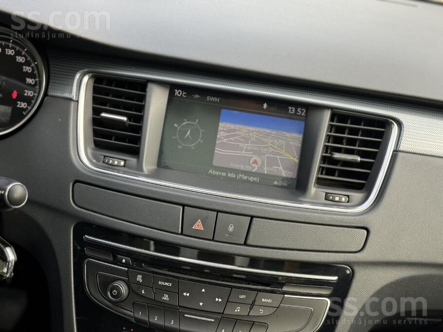 Black Peugeot 508 2013 in Riga, with an engine capacity of 2.00 L and mileage of 248 thousand km for 3890 €, photo 13 on AUTOMOTO.COM.LV
