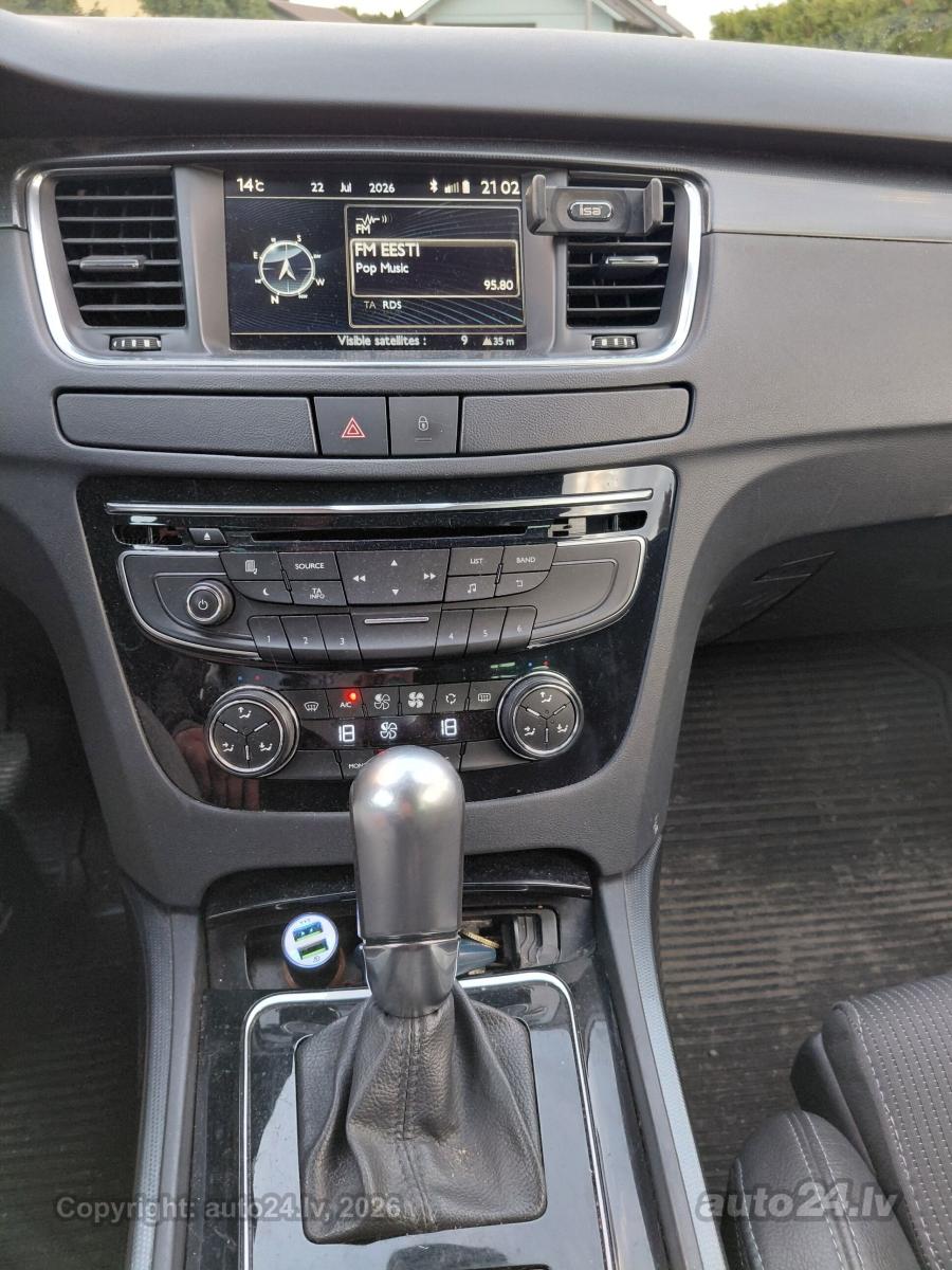 Melns Peugeot 508 2013 Tallina, ar dzinēja tilpumu 2.00 L un nobraukumu 340 tūkst. km par 2900 €, foto 12 vietnē AUTOMOTO.COM.LV