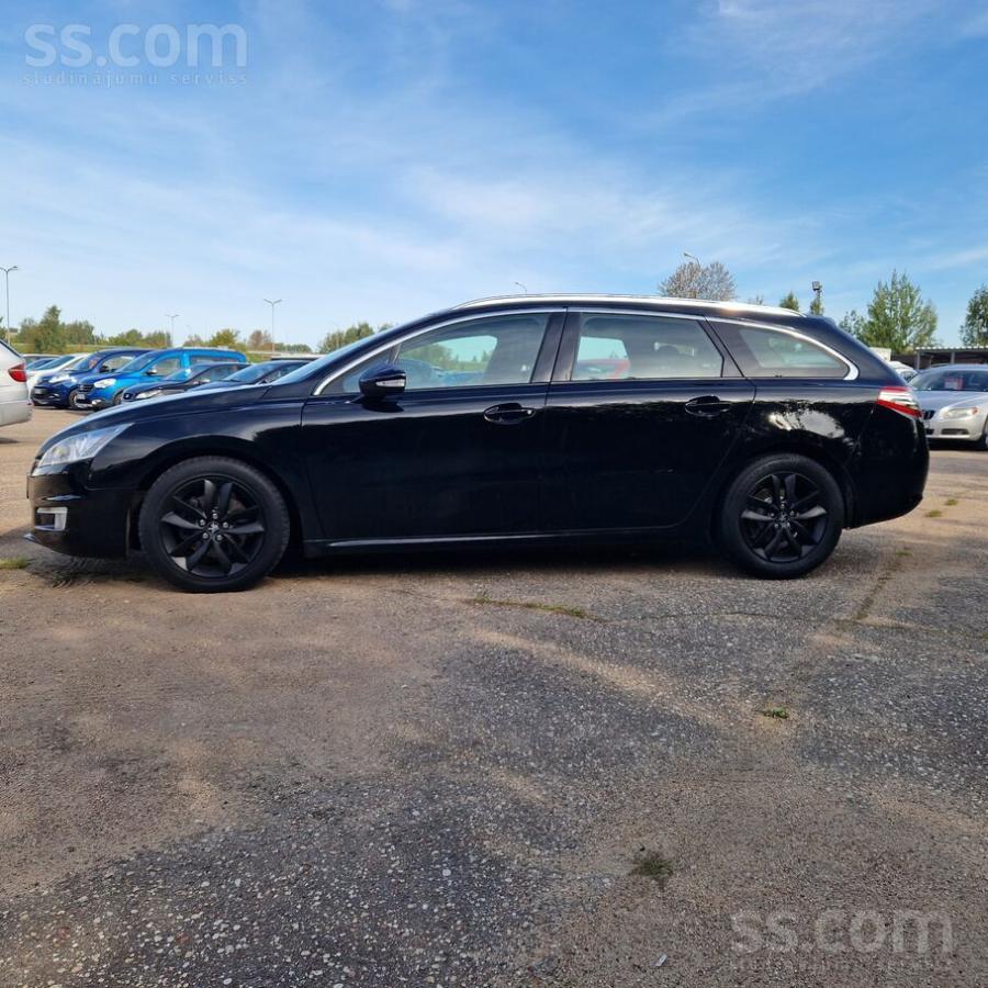 Black Peugeot 508 2013 in Daugavpils, with an engine capacity of 2.00 L and mileage of 296 thousand km for 5350 €, photo 5 on AUTOMOTO.COM.LV