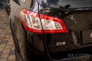 Black Peugeot 508 2013 in Riga, with an engine capacity of 2.00 L and mileage of 264 thousand km for 6650 €, photo 4 on AUTOMOTO.COM.LV
