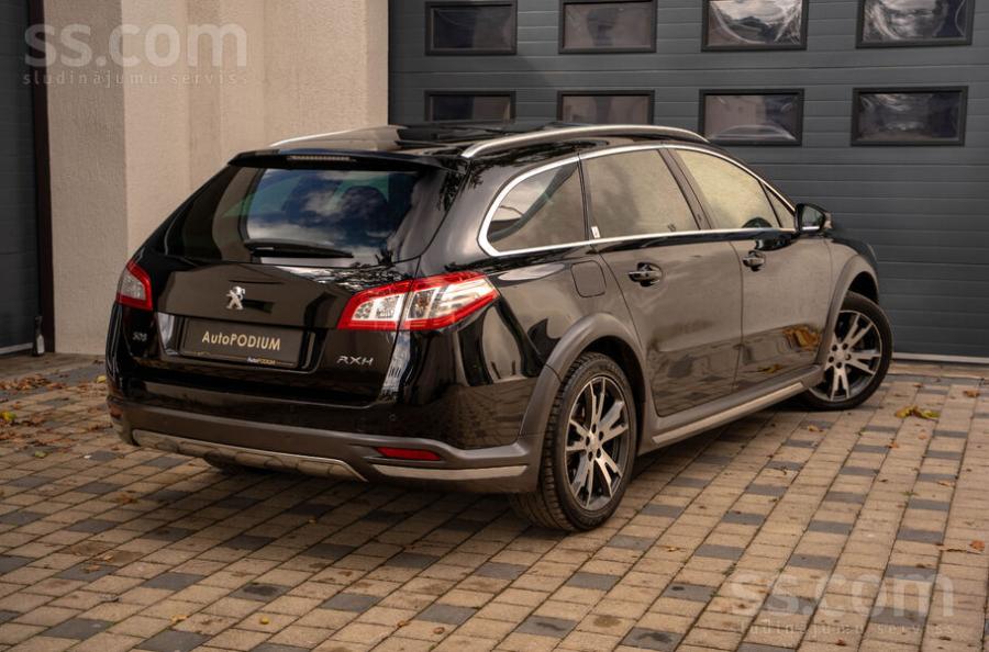 Black Peugeot 508 2013 in Riga, with an engine capacity of 2.00 L and mileage of 264 thousand km for 6650 €, photo 7 on AUTOMOTO.COM.LV