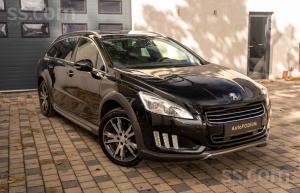 Black Peugeot 508 2013 in Riga, with an engine capacity of 2.00 L and mileage of 264 thousand km for 6650 €, photo 9 on AUTOMOTO.COM.LV
