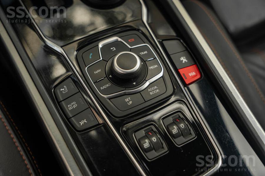 Black Peugeot 508 2013 in Riga, with an engine capacity of 2.00 L and mileage of 264 thousand km for 6650 €, photo 23 on AUTOMOTO.COM.LV