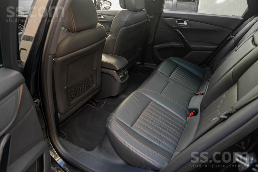 Black Peugeot 508 2013 in Riga, with an engine capacity of 2.00 L and mileage of 264 thousand km for 6650 €, photo 29 on AUTOMOTO.COM.LV