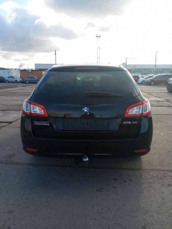Melns Peugeot 508 2014 Kauņa, ar dzinēja tilpumu 2.00 L un nobraukumu 300 tūkst. km par 4700 €, foto 11 vietnē AUTOMOTO.COM.LV