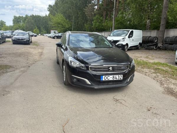 Black Peugeot 508 2014 in Riga, with an engine capacity of 2.00 L and mileage of 0 thousand km for 6990 €, photo 1 on AUTOMOTO.COM.LV