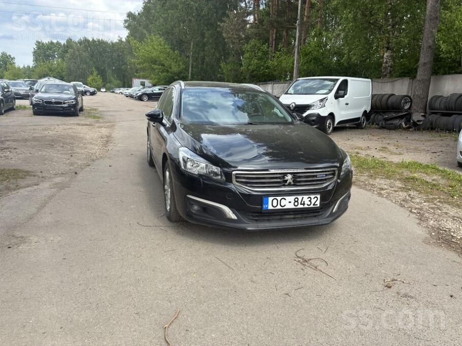 Black Peugeot 508 2014 in Riga, with an engine capacity of 2.00 L and mileage of 0 thousand km for 6990 €, photo 1 on AUTOMOTO.COM.LV
