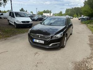 Black Peugeot 508 2014 in Riga, with an engine capacity of 2.00 L and mileage of 0 thousand km for 6990 €, photo 6 on AUTOMOTO.COM.LV