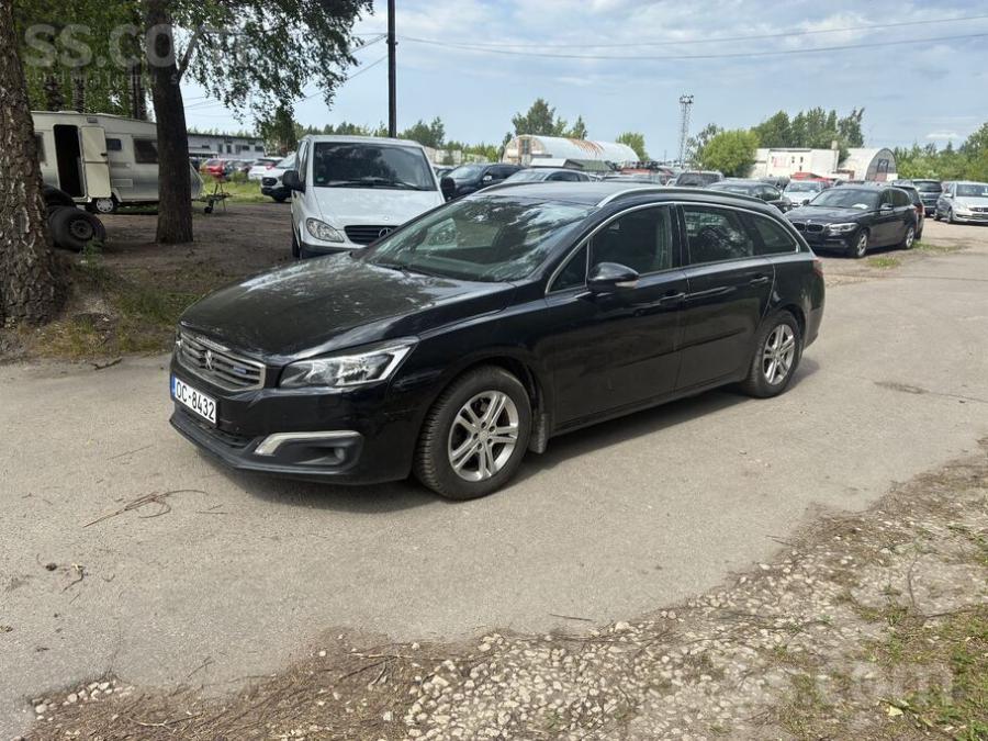 Black Peugeot 508 2014 in Riga, with an engine capacity of 2.00 L and mileage of 0 thousand km for 6990 €, photo 7 on AUTOMOTO.COM.LV