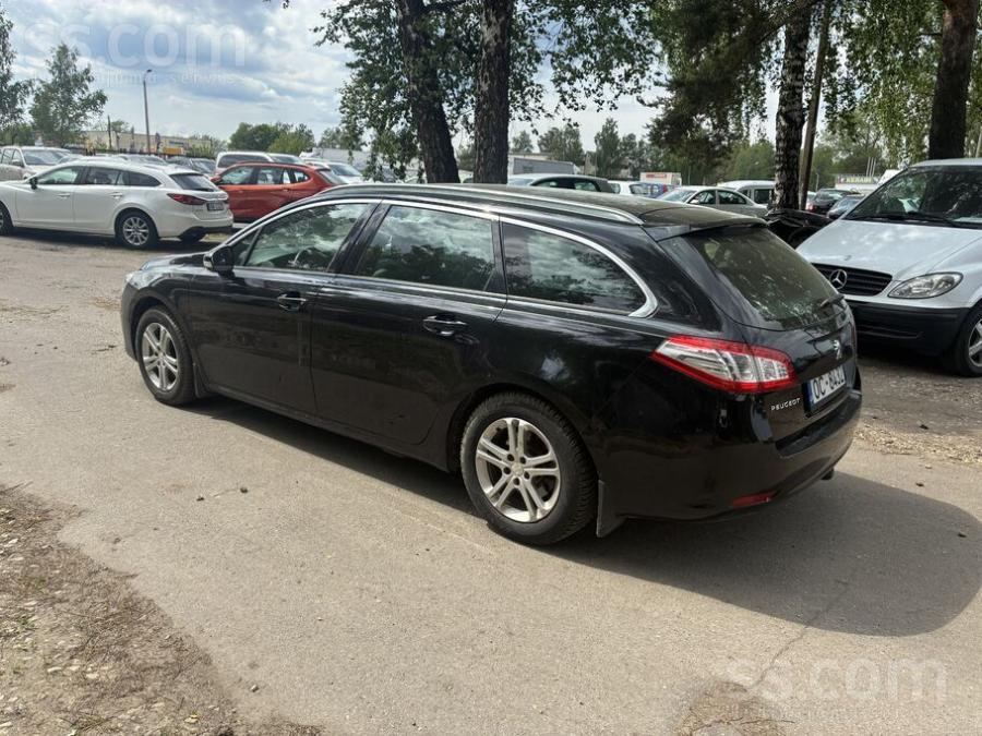 Black Peugeot 508 2014 in Riga, with an engine capacity of 2.00 L and mileage of 0 thousand km for 6990 €, photo 8 on AUTOMOTO.COM.LV