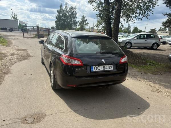 Black Peugeot 508 2014 in Riga, with an engine capacity of 2.00 L and mileage of 0 thousand km for 6990 €, photo 8 on AUTOMOTO.COM.LV