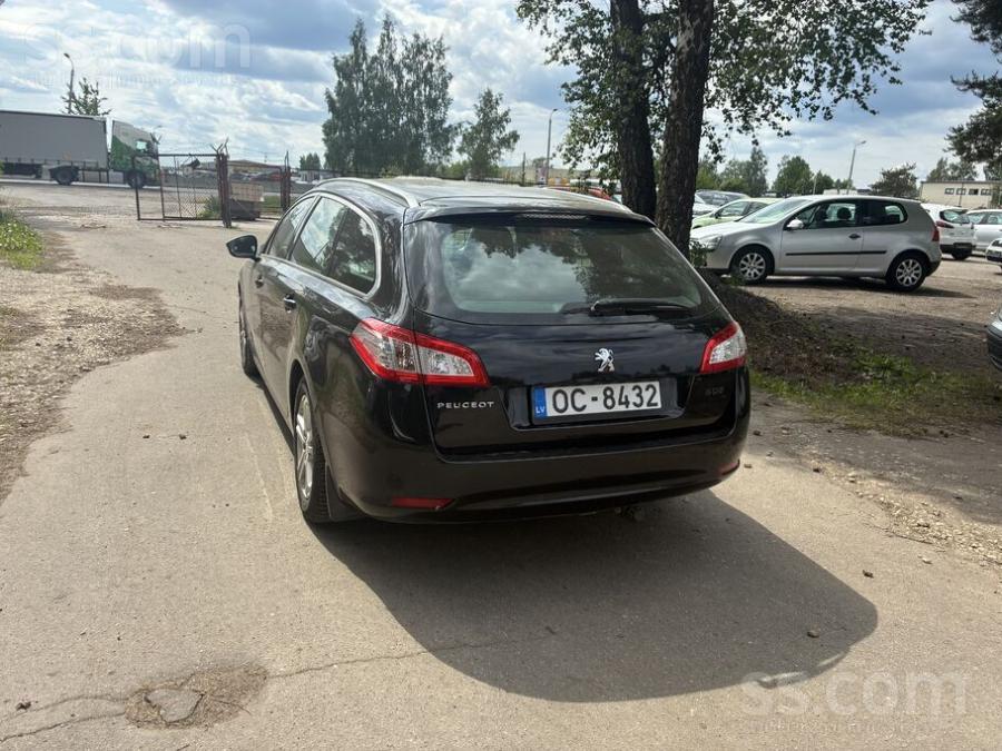 Black Peugeot 508 2014 in Riga, with an engine capacity of 2.00 L and mileage of 0 thousand km for 6990 €, photo 9 on AUTOMOTO.COM.LV